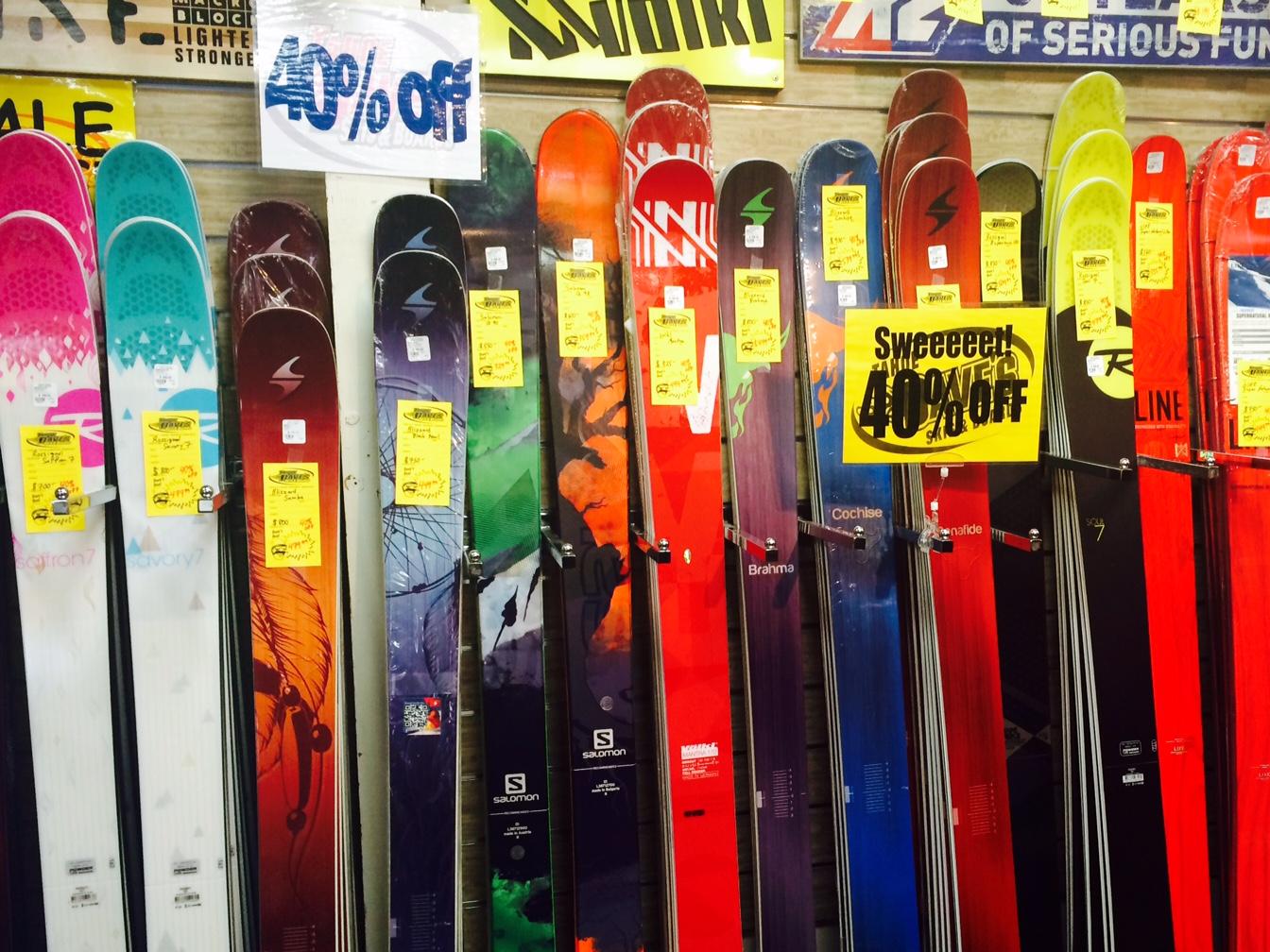 SALE! Prices have DROPPED on 2015 Demo Ski & Boards! – Tahoe Dave's